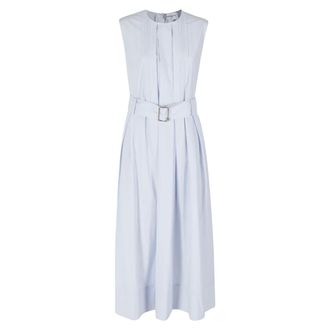 Isabelle Blanche Femme, Robes, Bleu, Taille: 38 FR Belt Dress
