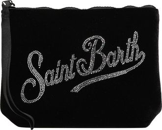 MC2 Saint Barth unisex, Sacs, Noir, Taille: ONE Size Aline Velvet Pouch