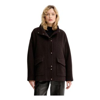 Sessun Kurzmantel - - Jackets - Damen - Braun - XS