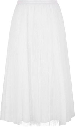 Red Valentino Femme, Jupes, Blanc, Taille: 38 FR Jupe Midi