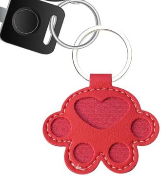 Generico Porte-cl&eacute;s ramasse-poils pour chien, porte-cl&eacute;s de sac en cuir en forme de griffe de chat - Pendentif compact pour amis, petite amie, coll&egrave;gues, famil