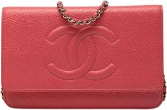 Chanel Pre-owned Wallet on Chain - Femme - Pre-owned - Rose - Taille: ONE Size