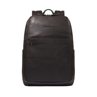Piquadro Personalizable laptop backpack 14 - - Bags - Herren - Braun - ONE SIZE