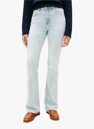 Tommy Hilfiger Jean bootcut d&eacute;lav&eacute; en coton m&eacute;lang&eacute;