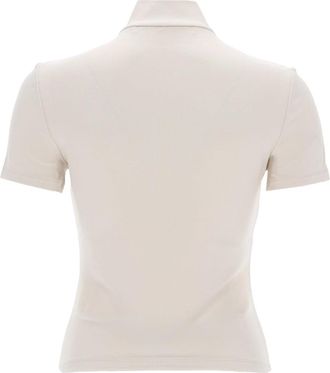 Alexander Wang Viscose-Elastane Rashguard Tank Top - Ivory