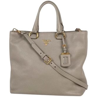 Prada Sac cabas vintage Pre-owned - Femme - Pre-owned - Gris - Taille: ONE Size