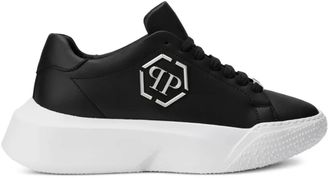 Philipp Plein Low-Top Sneaker - Godzilla Hexagon Logo Chunky Sneakers - Gr. 41 (EU) - in Schwarz - f&uuml;r Damen