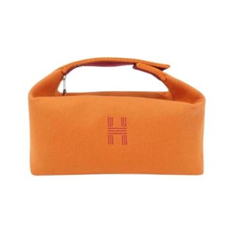Herm&egrave;s Pre-owned Vintage Canvas Mini Bag - - Pre-owned - Damen - Orange - ONE SIZE