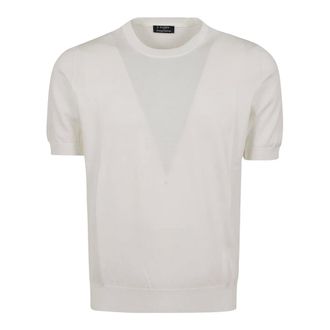 Barba Homme, Pulls, Blanc, Taille: 2XL Tricot &agrave; col rond
