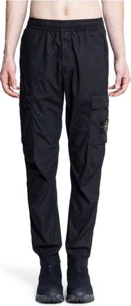 Stone Island Homme, Pantalons, Noir, Taille: W33 Pantalon Cargo Coupe R&eacute;guli&egrave;re Fusel&eacute;e