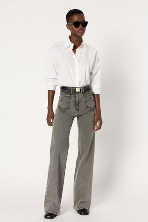 Gerard Darel Jean flare - ANNA - anthracite