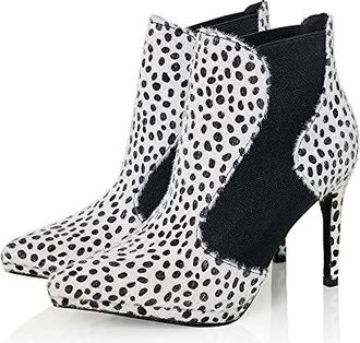 Ruby Shoo Blair Bottes pointues pour femme, White Appaloosa, 39 EU