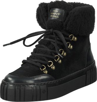 GANT FOOTWEAR Damen SNOWMONT Halblange Stiefel, Black, 37 EU