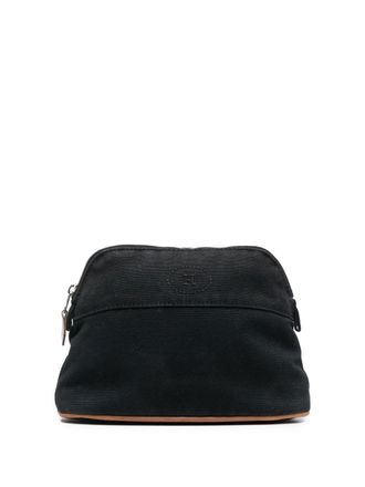 Herm&egrave;s pochette Bolide en toile pre-owned (ann&eacute;es 2000) - Noir