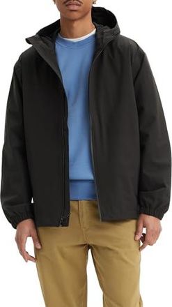 Levi's Veste de pluie pliable Lw pour homme, jet black, M
