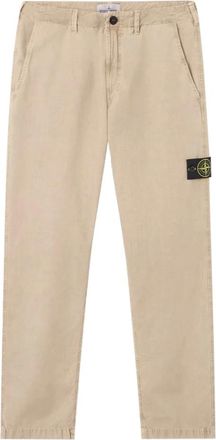 Stone Island Homme, Pantalons, Beige, Taille: W32 Stone Island Pantalons