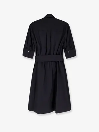 Pinko Womens Aline Stretch Cotton Dress Black