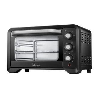 Ardes AR6222PB Four électrique ventilé Capacité de 22 litres avec lumière interne 6 fonctions de cuisson Minuterie Double vitrage avec accessoires MAGNUS, N
