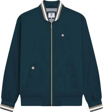 Lambretta Monkey Jacke Mit kontrastfarbenen Streifen f&uuml;r Herren (Dunkel-Marineblau)