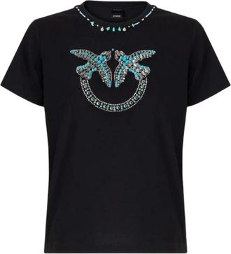 Pinko Fidenza T-Shirt - - Tops - Damen - Schwarzk - XS