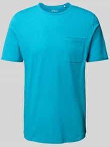s.Oliver Red Label Regular Fit T-Shirt aus reiner Baumwolle