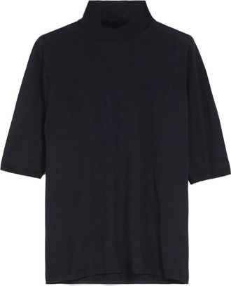 Max Mara Femme, Pulls, Bleu, Taille: 42 FR Unghia Turtleneck