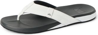 Reef Mens Cushion Bounce Phantom Fashion casual Flip-Flop, White/Charcoal, 10 UK, 44 EU