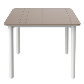 Resol Noa Quadratischer Tisch f&uuml;r Innenbereich, Au&szlig;enbereich 90 x 90 cm | Garten, Terrasse, Balkon, Wohnzimmer, K&uuml;che, Esszimmer | Design, Leicht, Mehrzweck