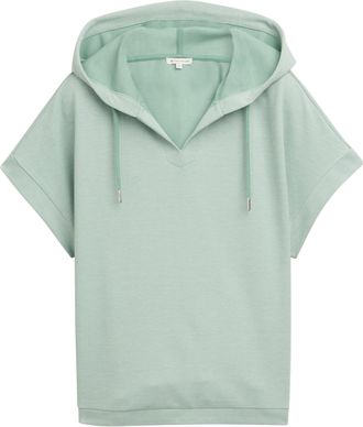 Tom Tailor Damen 1041584 Sweatshirt, 13010 - Faded Green, XXL EU