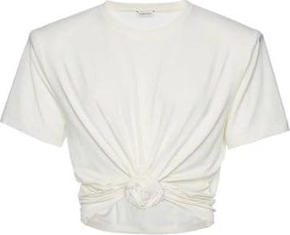 Magda Butrym T-shirt uni nou&eacute; &agrave; lavant