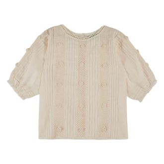 Emile Et Ida Blouse Brod&eacute;e Coton Emile et Ida