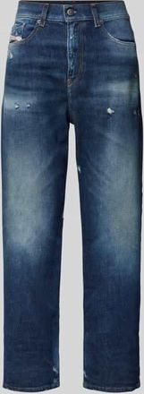 Diesel Straight Fit Jeans mit G&uuml;rtelschlaufen
