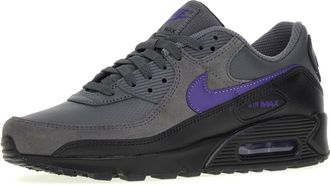 Nike Nike Herren Air Max 90 Sneaker, Iron Grey Wild Grape Black White, 42 EU