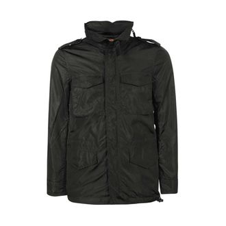 Aspesi Multi-Pocket Nylon Jacke - - Jackets - Herren - Schwarzk - XS