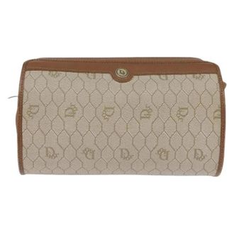 Dior Pre-owned Vintage Honeycomb Schultertasche - - Pre-owned - Damen - Beige - ONE SIZE