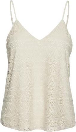 Vero Moda Vmmaya Haut à col en V JRS SPE Top, Bouleau, XS Femme