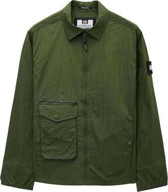 Weekend Offender Hemdjacke f&uuml;r Herren, Nylon (Gr&uuml;n)