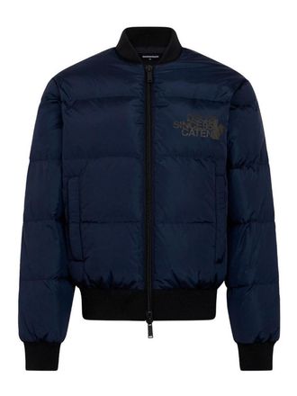 Dsquared2 Kurzer Mantel - Blau