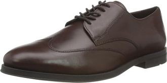 Geox Homme U Decio D Tissu Oxford, Marron foncé, 44 EU