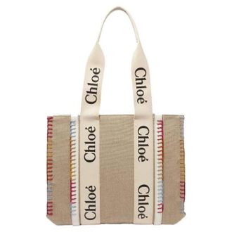Chlo&eacute; Handtaschen aus Baumwolle - - Bags - Damen - Beige - ONE SIZE