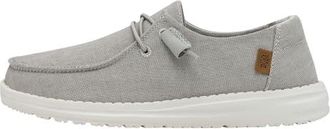 HeyDude Femme Wendy Chambray MOC Toe Shoes, Gris Clair, 40 EU