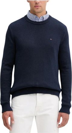 Tommy Jeans Homme, Pulls, Bleu, Taille: S Pull Slim Ras du Cou