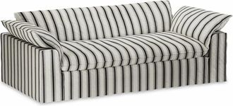 HKliving Canap&eacute; &agrave; rayures 3 places Nomad HKliving