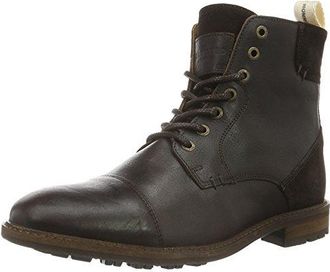 Selected Selected SHNTRAVIS LACE BOOT, Bottes Courtes homme - Marron - Braun (Demitasse), 46 EU