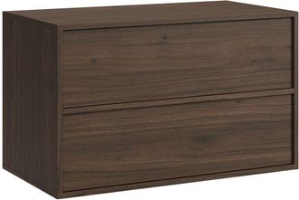 Badplaats Badplaats Waschbeckenunterschrank Mali 80 x 46 cm Walnuss Braun