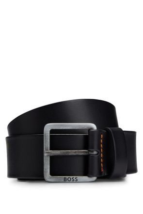 BOSS Herren Jeeko_sz40 G rtel, Black1, 115 EU