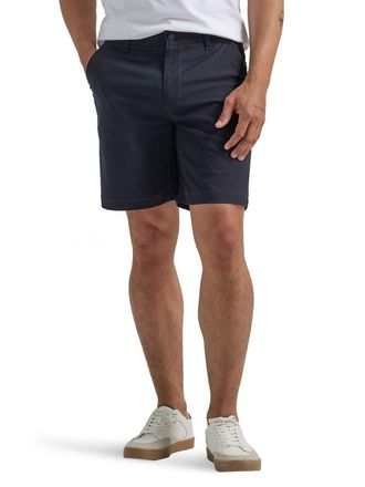 Lee Herren Extreme Motion Regular Fit Synthetik Flacher Vorderseite Shorts, Unionall Black, 58