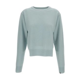 Extreme Cashmere Leichter Kaschmir-Rundhalsausschnitt - - Knitwear - Damen - Blau - ONE SIZE