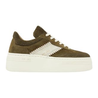 VIA VAI Isa Romi Baskets - Femme - Chaussures - Vert - Taille: 42 EU