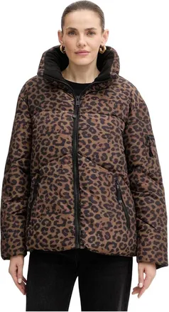 Guess Martina Puffer Jacket - Femme - Vestes - Brun - Taille: 44 FR